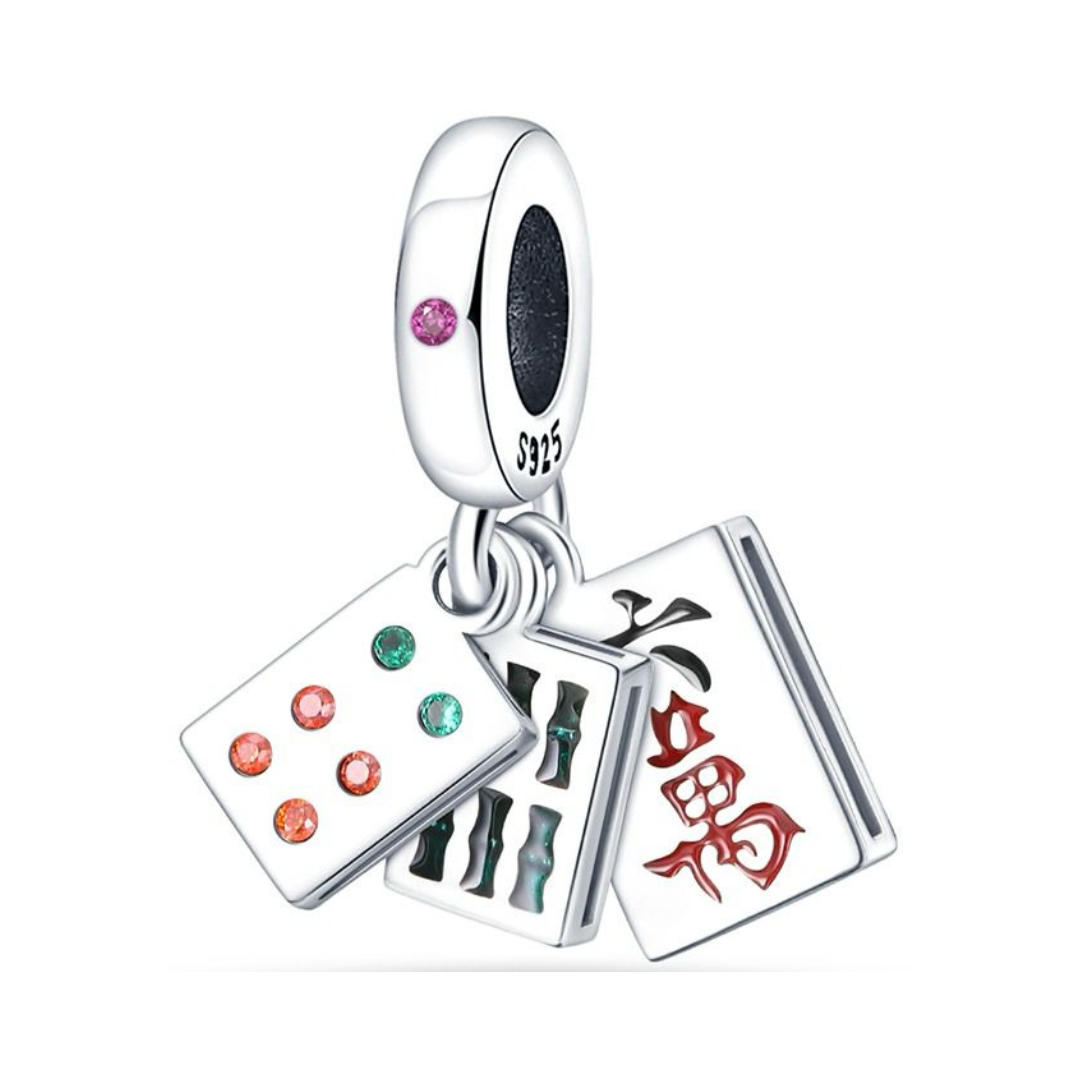 Mahjong Tile Dangle Charm – Pretty Little Charms